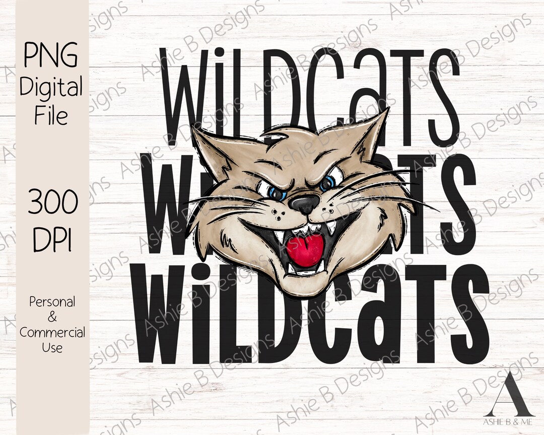 Wildcats PNG, Sublimation T-shirt Design, Digital Download - Etsy