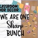 Classroom Door Decor, One Sharp Bunch Bulletin Board, Digital Download ...