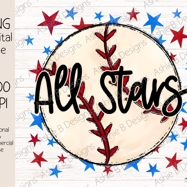 Little League All Star Baseball - Etsy