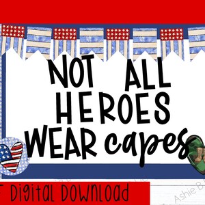 Veteran’s Day Classroom Bulletin Board, Classroom Decorations ...