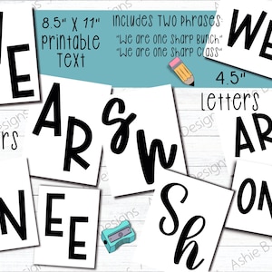Classroom Door Decor, One Sharp Bunch Bulletin Board, Digital Download ...