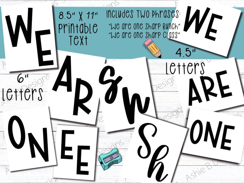 Classroom Door Decor One Sharp Bunch Bulletin Board - Etsy