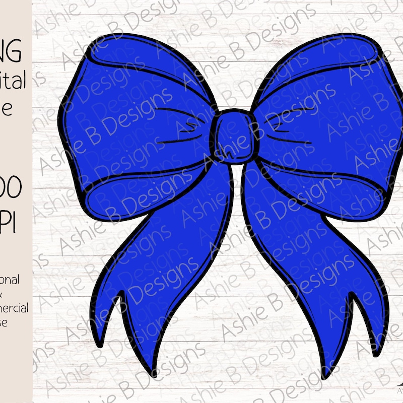 Blue Coquette Bow Png - Etsy