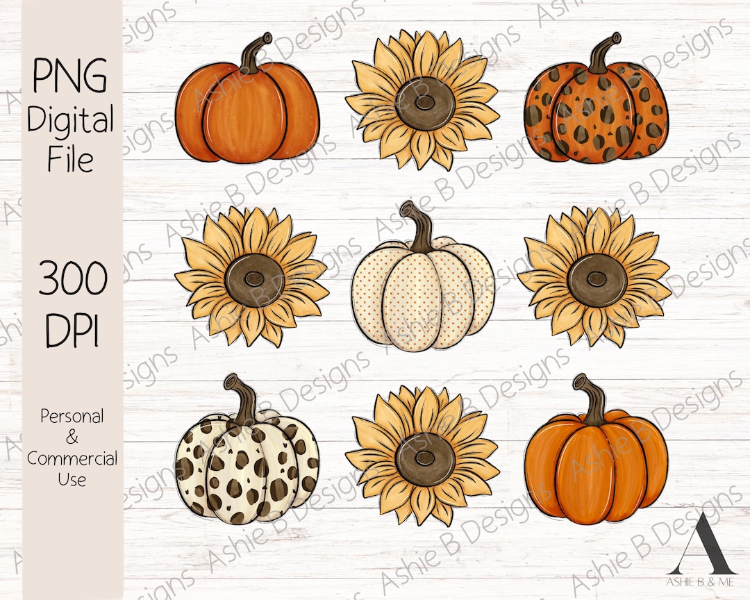Fall Pumpkin Harvest PNG, Pumpkin Tshirt Design, Digital Download - Etsy