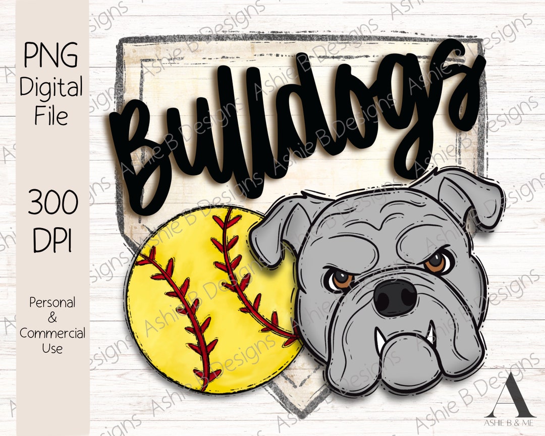 Bulldogs Softball PNG, Softball Sweatshirt Design, Sublimation, Digital ...
