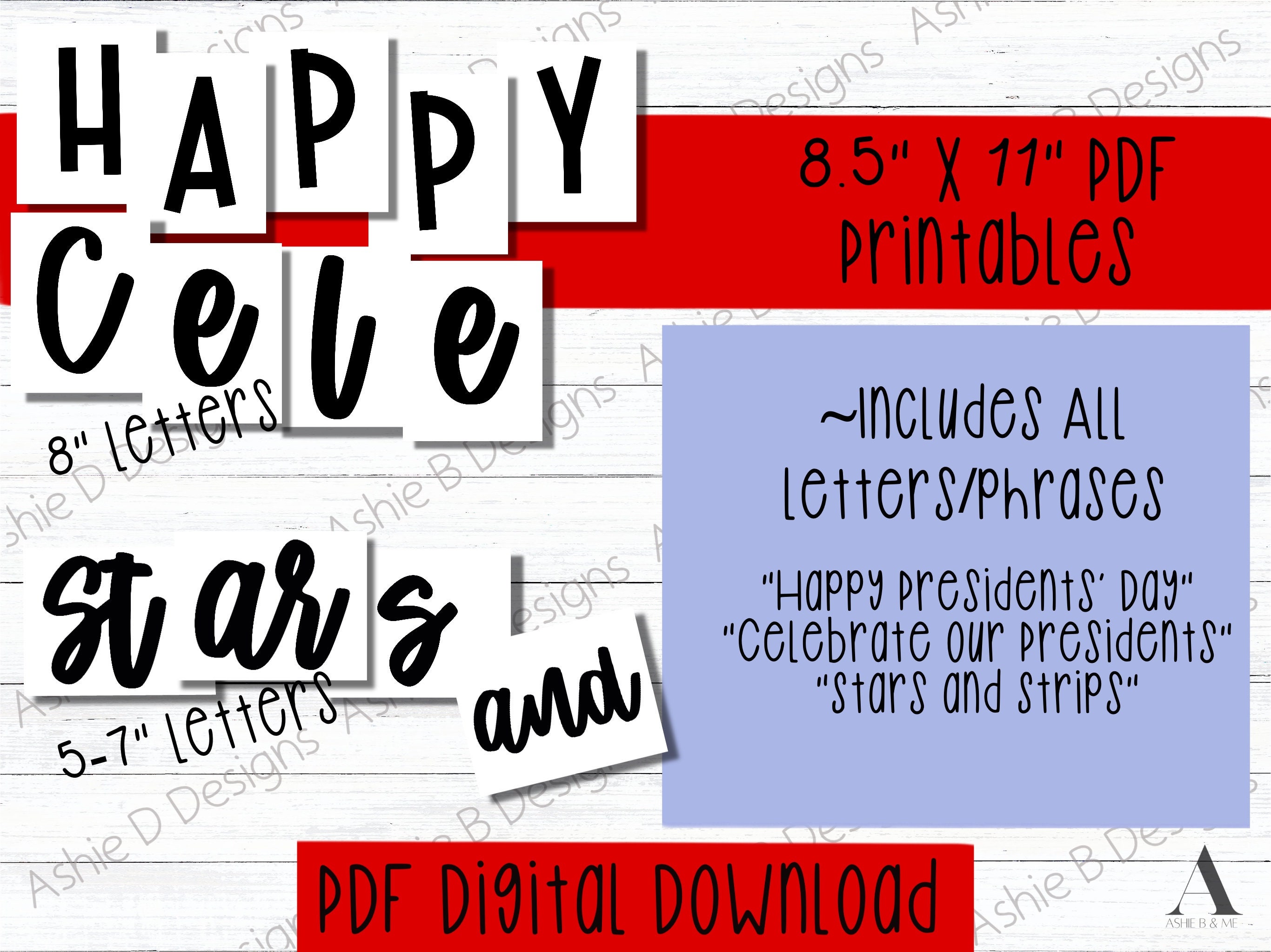 Presidents Day Classroom Bulletin Board Kit, Patriotic Classroom ...