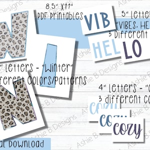 Classroom Door Decor, Winter Vibes Bulletin Board, Printable PDF ...