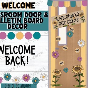 Classroom Door Decor, Welcome to Our Class Easy Classroom and Bulletin ...