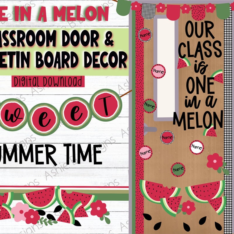 Watermelon Bulletin Board - Etsy