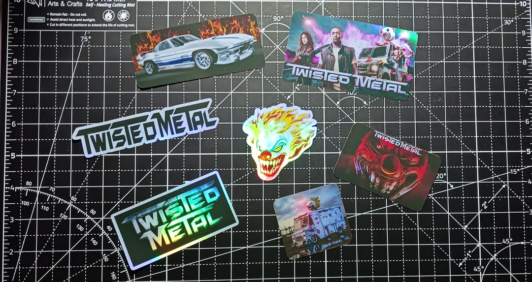 Twisted Metal Holographic Stickers 7 Total - Etsy