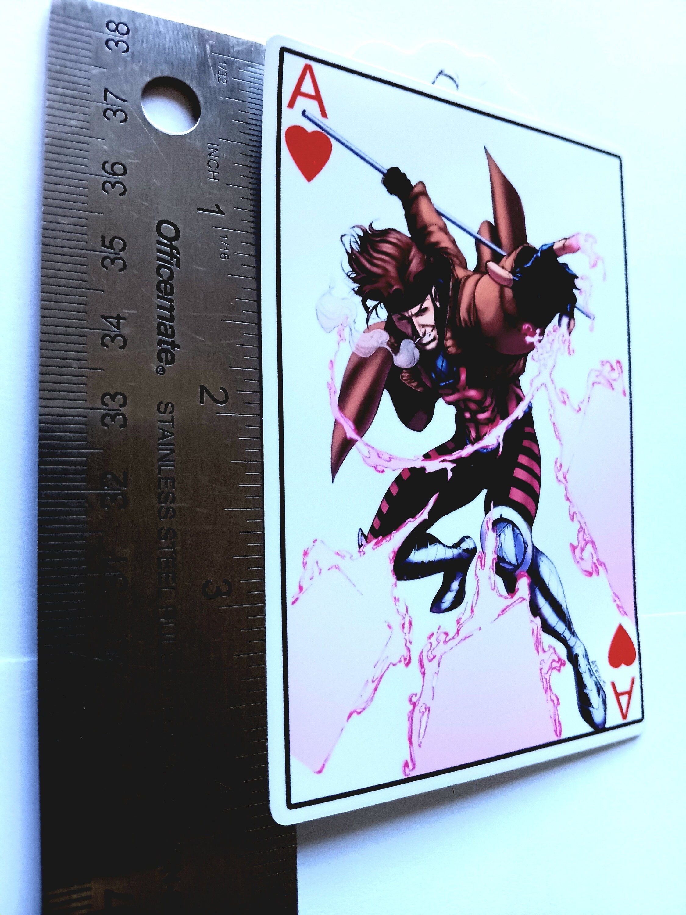 Gambit X-men Translucent Waterproof Stickers 12 Total - Etsy