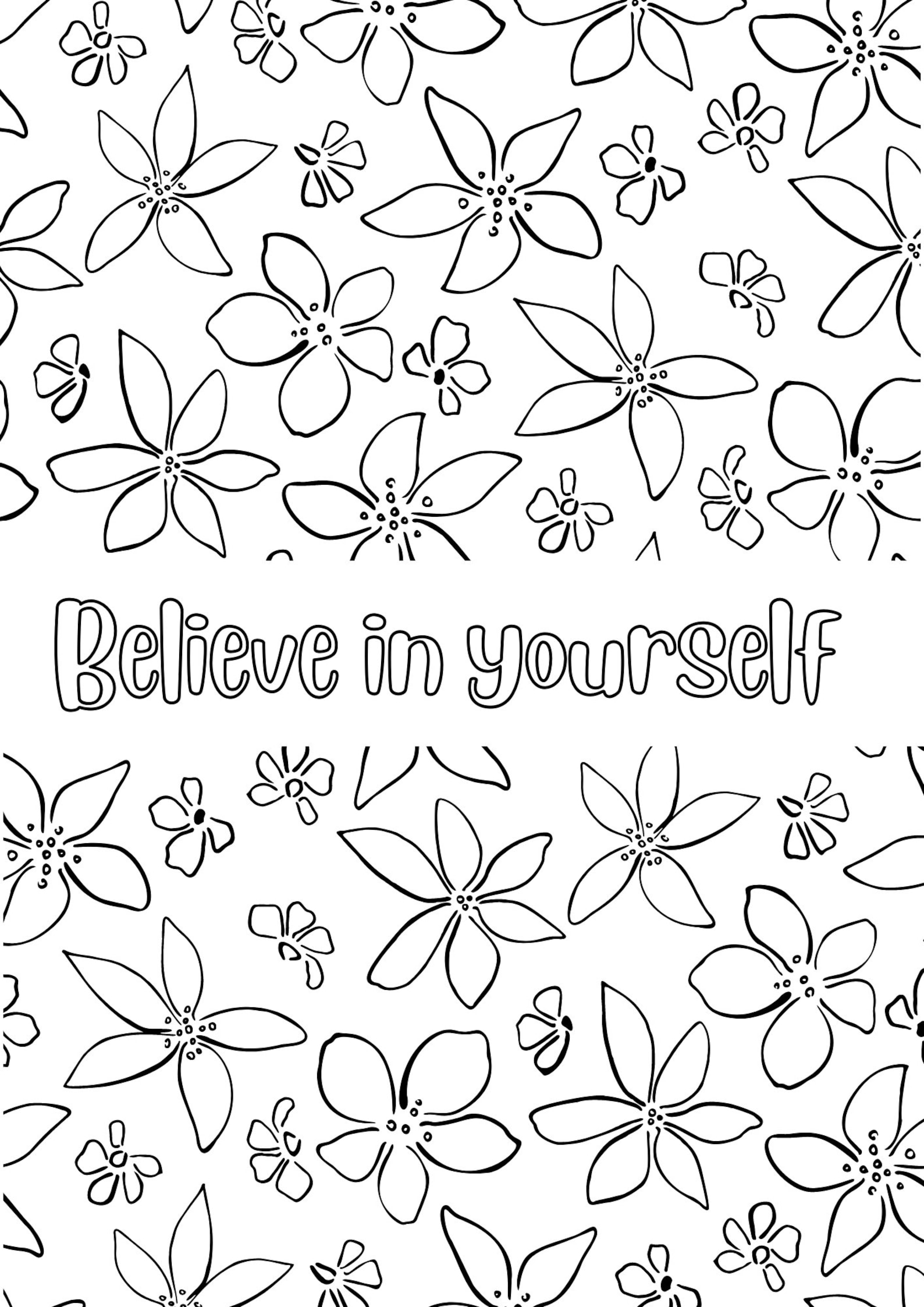 Motivational Colouring Pages Children Digital - Etsy