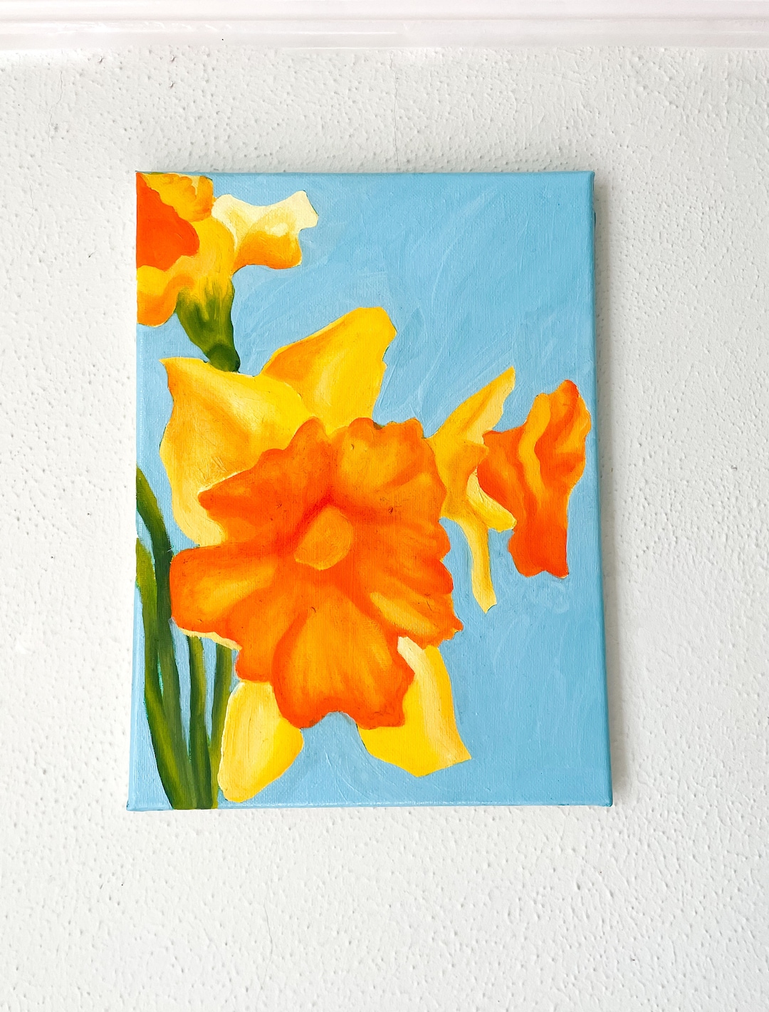 Original Oil Painting of Daffodils daffodil Daydreams Part Iii - Etsy