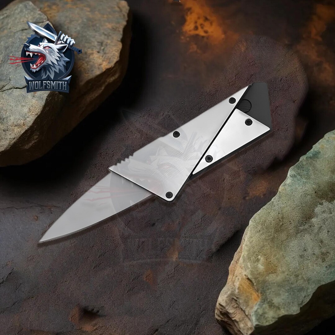 CREDIT CARD KNIFE Folding Card Pocket Knife for Father, Husband ...
