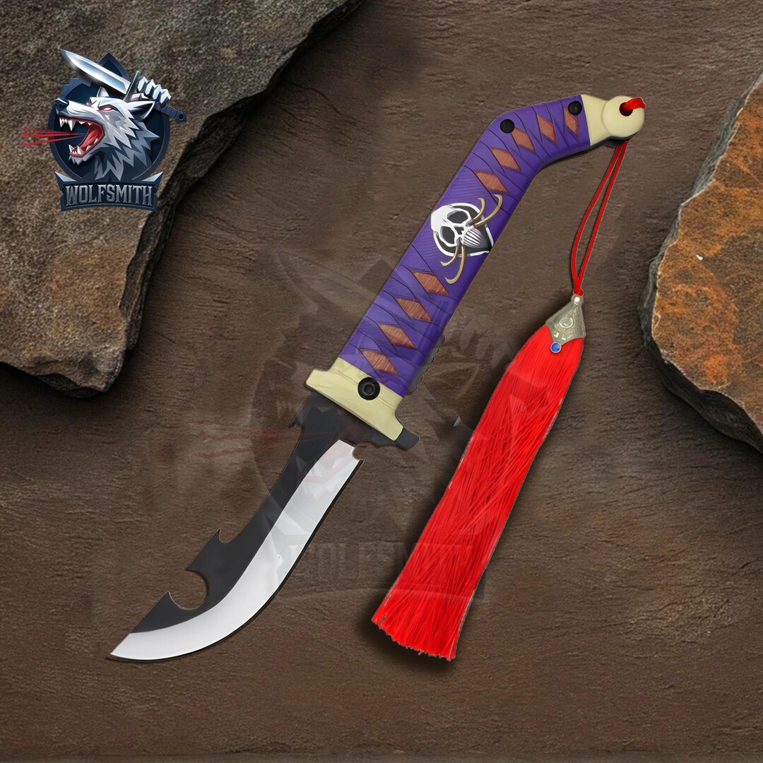 White Beard Spring Assisted Pocket Knife 8" Collectible Knife for Anime ...
