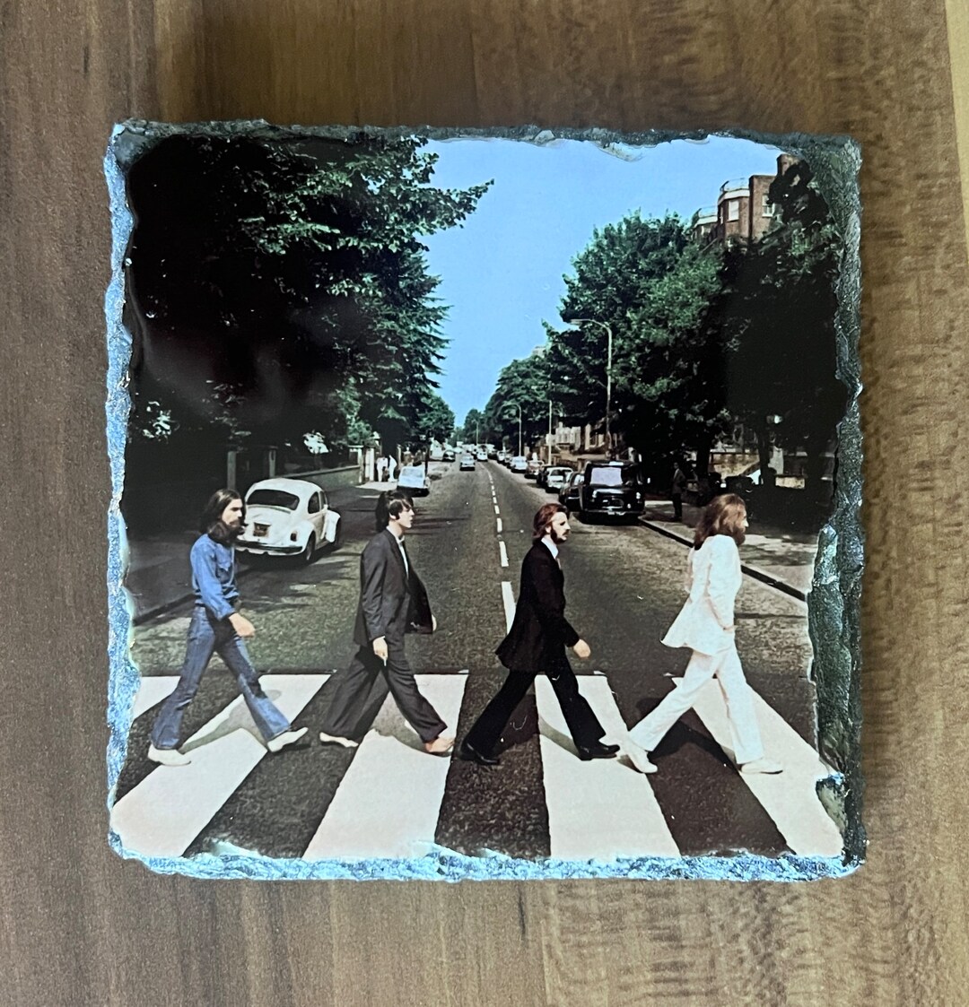 Beatles Abbey Road Slate Coasters X 2 - Etsy