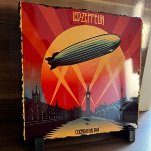Led Zeppelin Celebration Day Album Cover Slate Print - Etsy