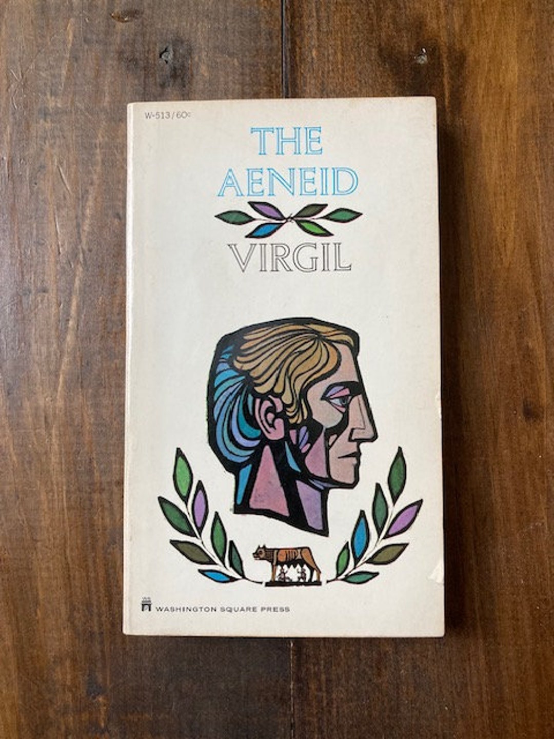 The Aeneid Virgil. Vintage 1965 Washington Square Press First Printing ...