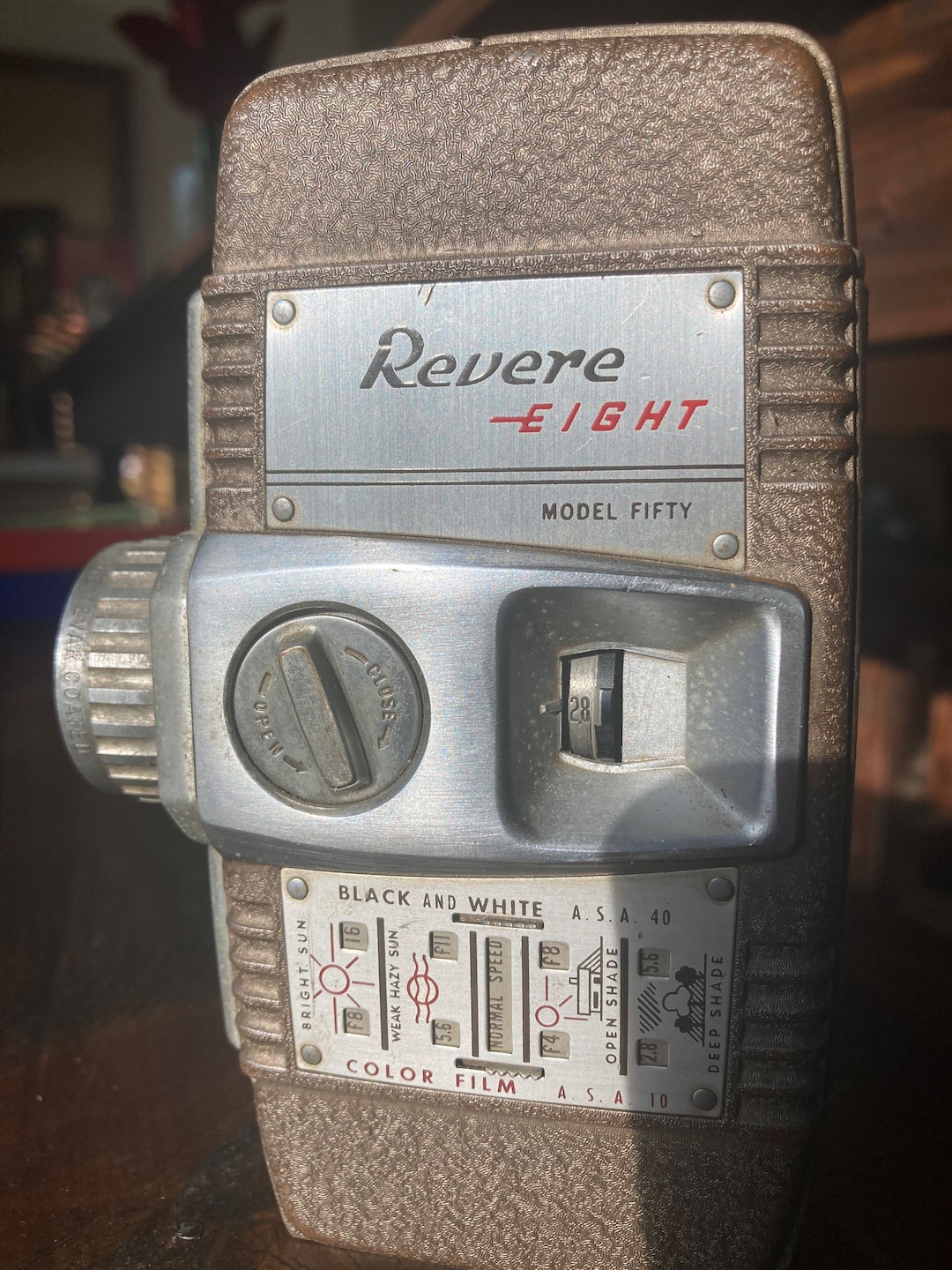 Revere Eight Model 50 8mm Movie Camera Vintage 1940s Beautiful Camera ...