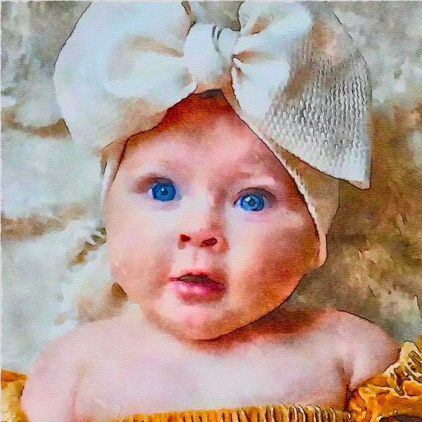 Baby Portrait - Etsy