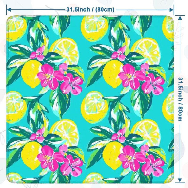 Lemon Mahjong Mat - Etsy