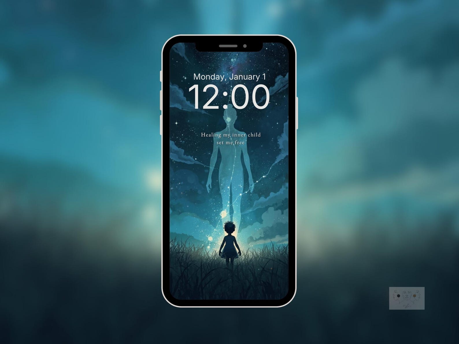 Healing Inner Child Phone Wallpaper | Healing Journey | Spiritual Lock ...