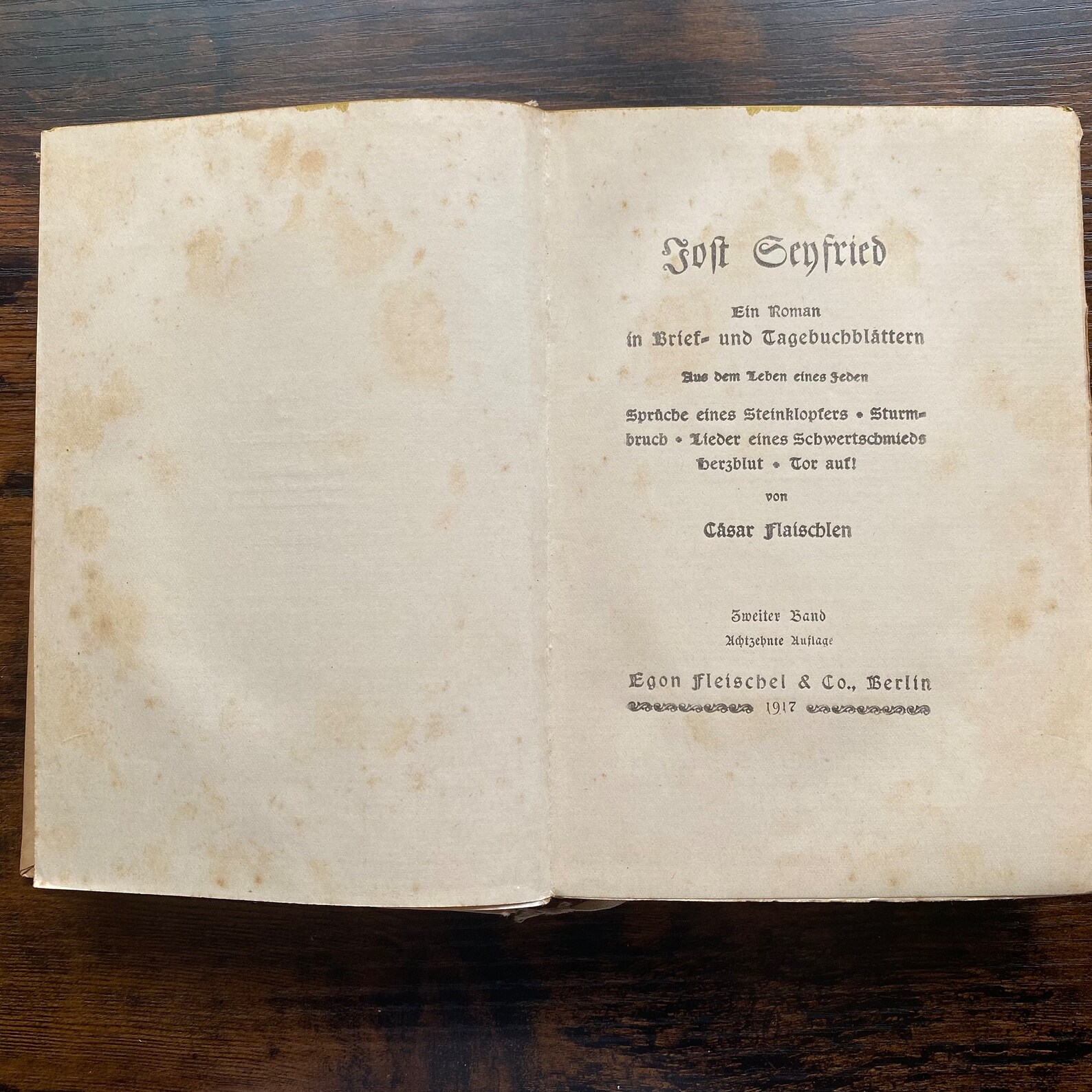 Antique German Book From 1917 - Etsy