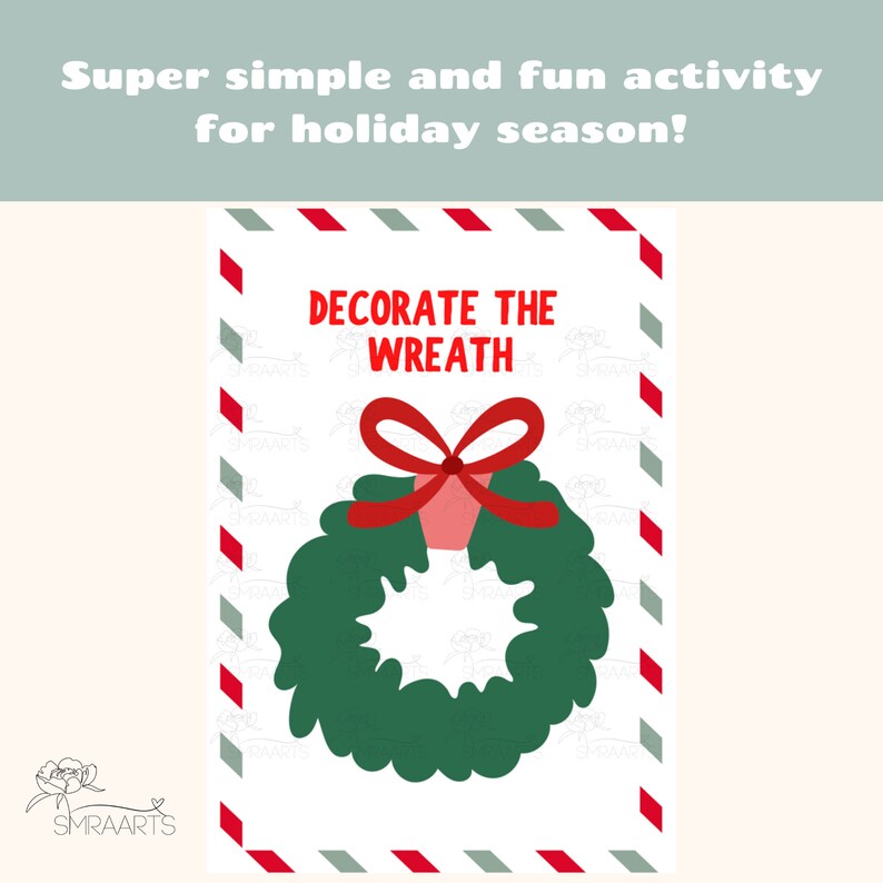 Festive Fun Play Dough Activity, Printable, Fine Motor Skills ...