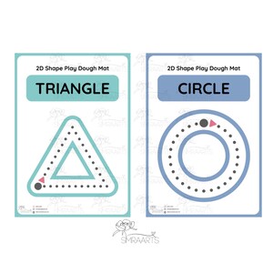 Shape Play Dough Mat, 2D Activity Worksheet (digital Download) - Etsy