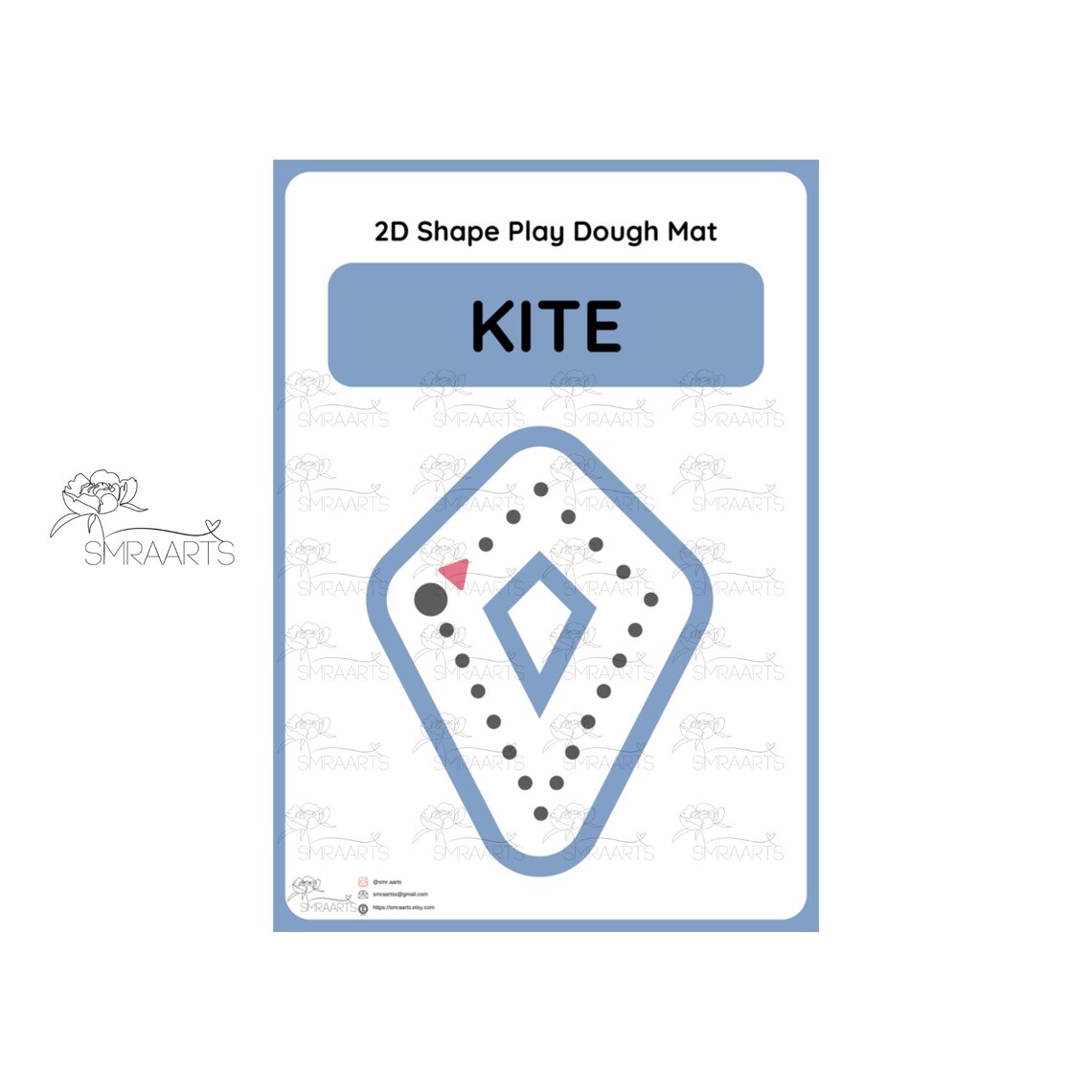 Shape Play Dough Mat, 2D Activity Worksheet (digital Download) - Etsy