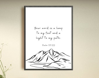 Light to My Path Art - Etsy