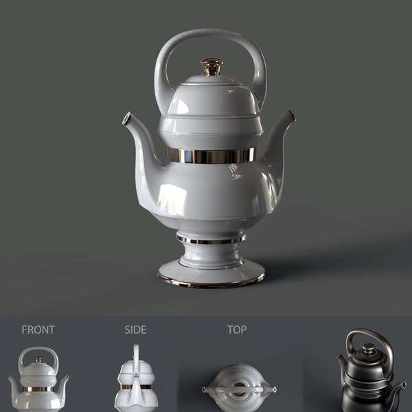 Double Spout Teapot - Etsy