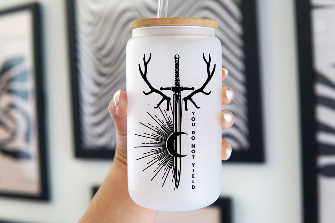 Throne of Glass Gift Iced Coffee Cup With Lid & Straw: Tog Tumbler, SJM ...