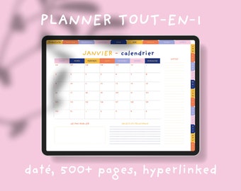 DIGITAL PLANNER and CALENDAR Minimal Goodnotes iPad - Etsy