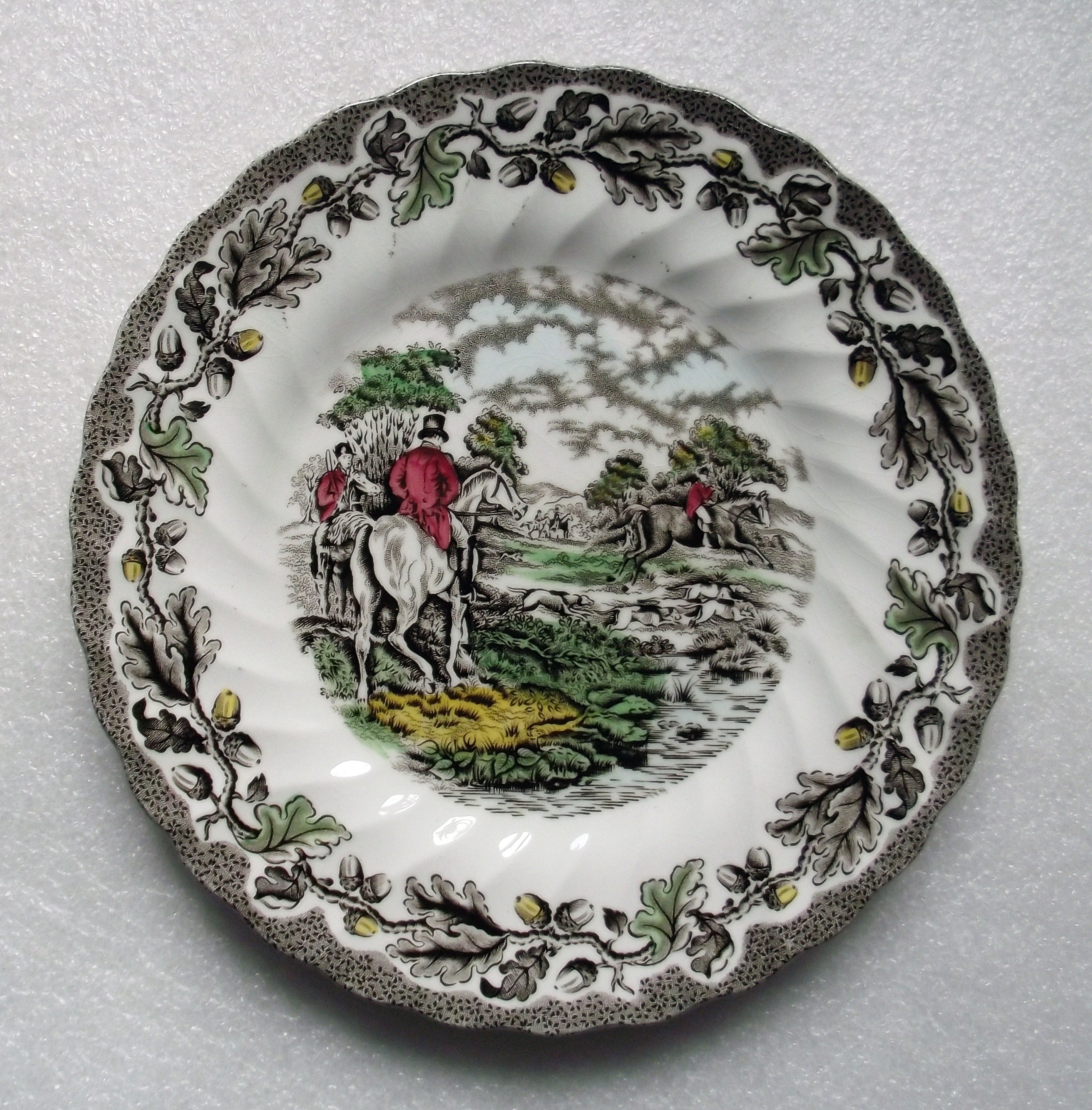 Set of 4 Vintage Myott Country Life 8 Inch Salad Side Plate Multicolour ...