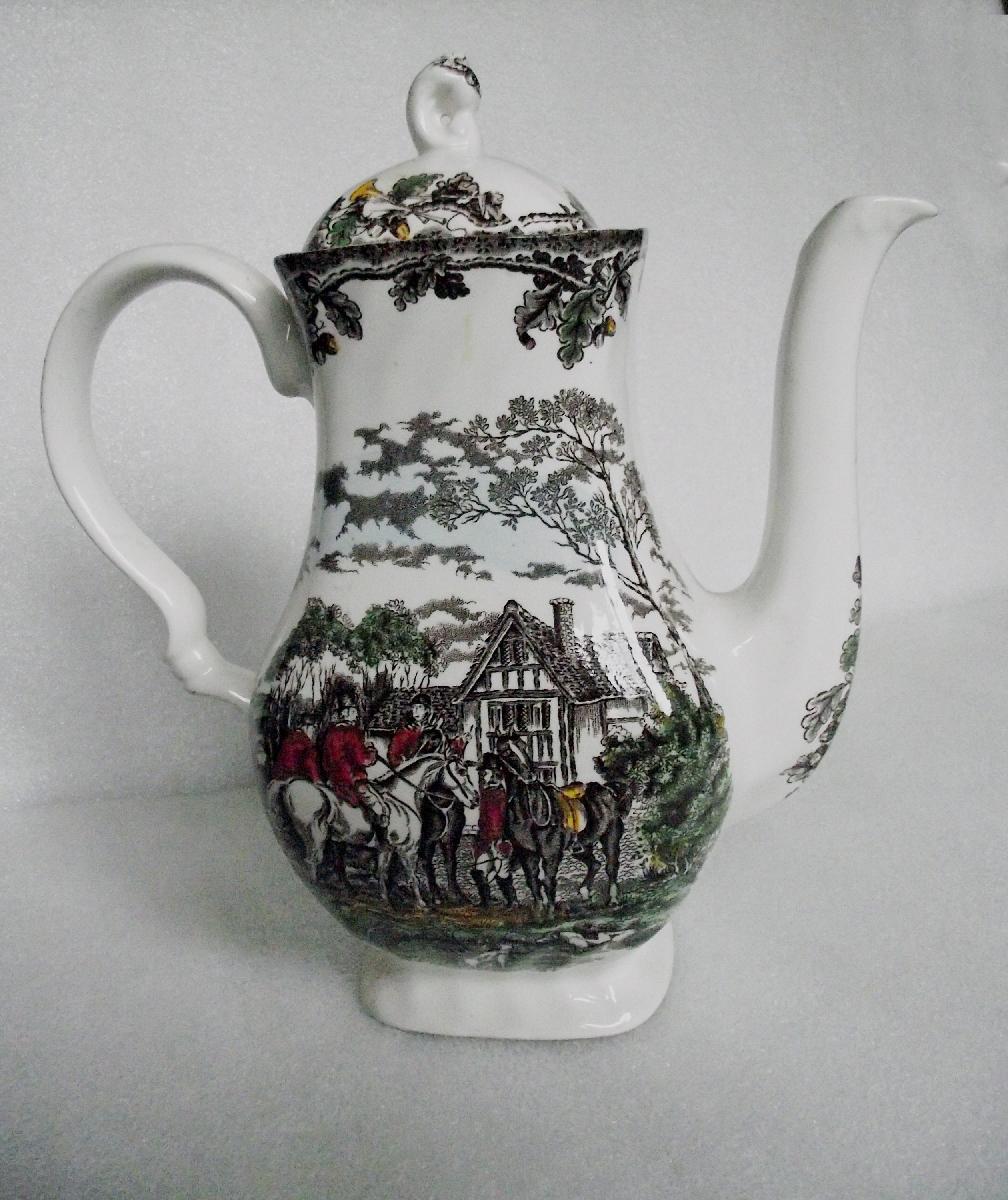 Vintage Myott Country Life Coffee Pot Teapot Multicolour- - Etsy