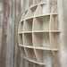 Spherical Wall Shelf CNC Files, Spherical Waffle Shelf Plans, Crv Ai ...