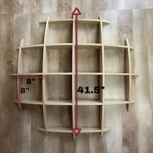 Spherical Wall Shelf CNC Files, Spherical Waffle Shelf Plans, Crv Ai ...