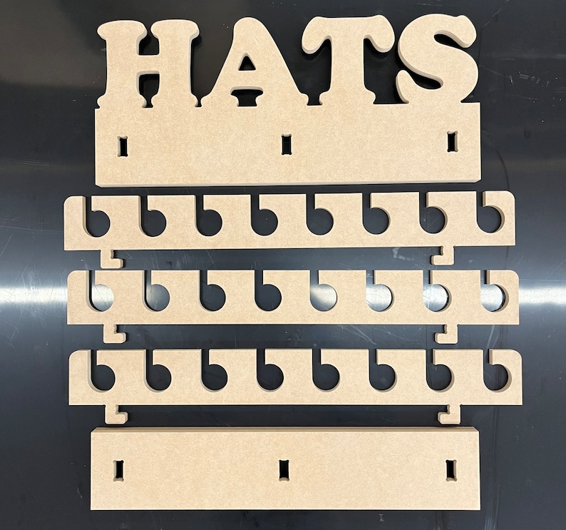 Baseball Hat Holder, Hat Display, 24 Hats, Digital File, Crv Eps Dxf Ai ...