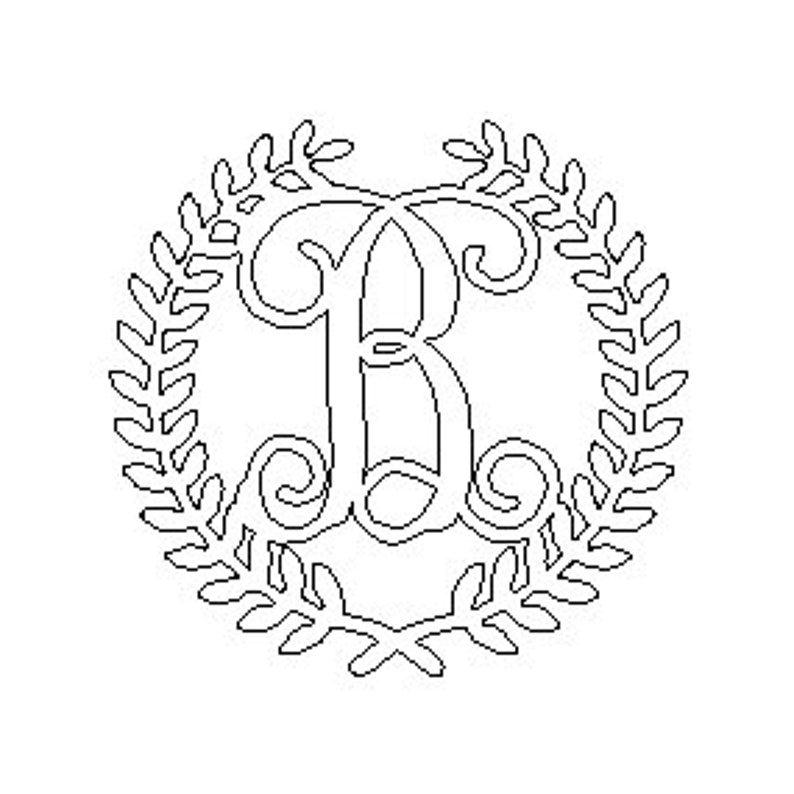 26 Wreath Vine Letters, SVG, CRV File, Door Hanger Files, Vine Letters ...
