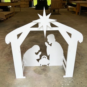 Nativity Scene, Outdoor, Digital File, Crv Eps Dxf Ai Svg Files, File ...