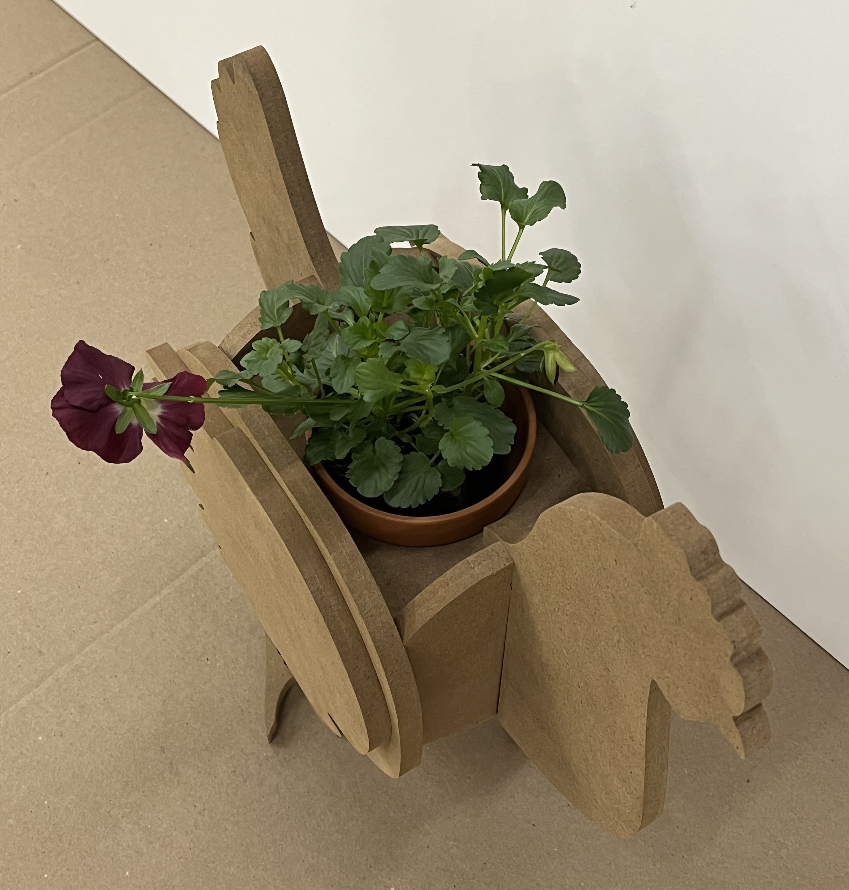 Chicken Pot Wooden Pet Chicken Pattern Decorative Planter - Etsy