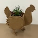 Chicken Pot, Wooden Pet, Chicken Pattern, Decorative Planter, Wood ...