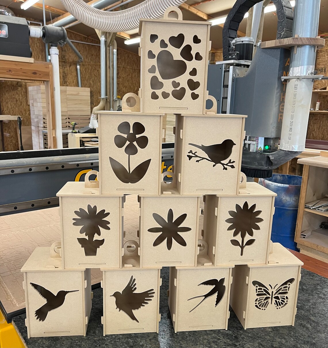 Spring Lanterns Svg, Dxf, Crv File, Cnc Machine Files - Etsy