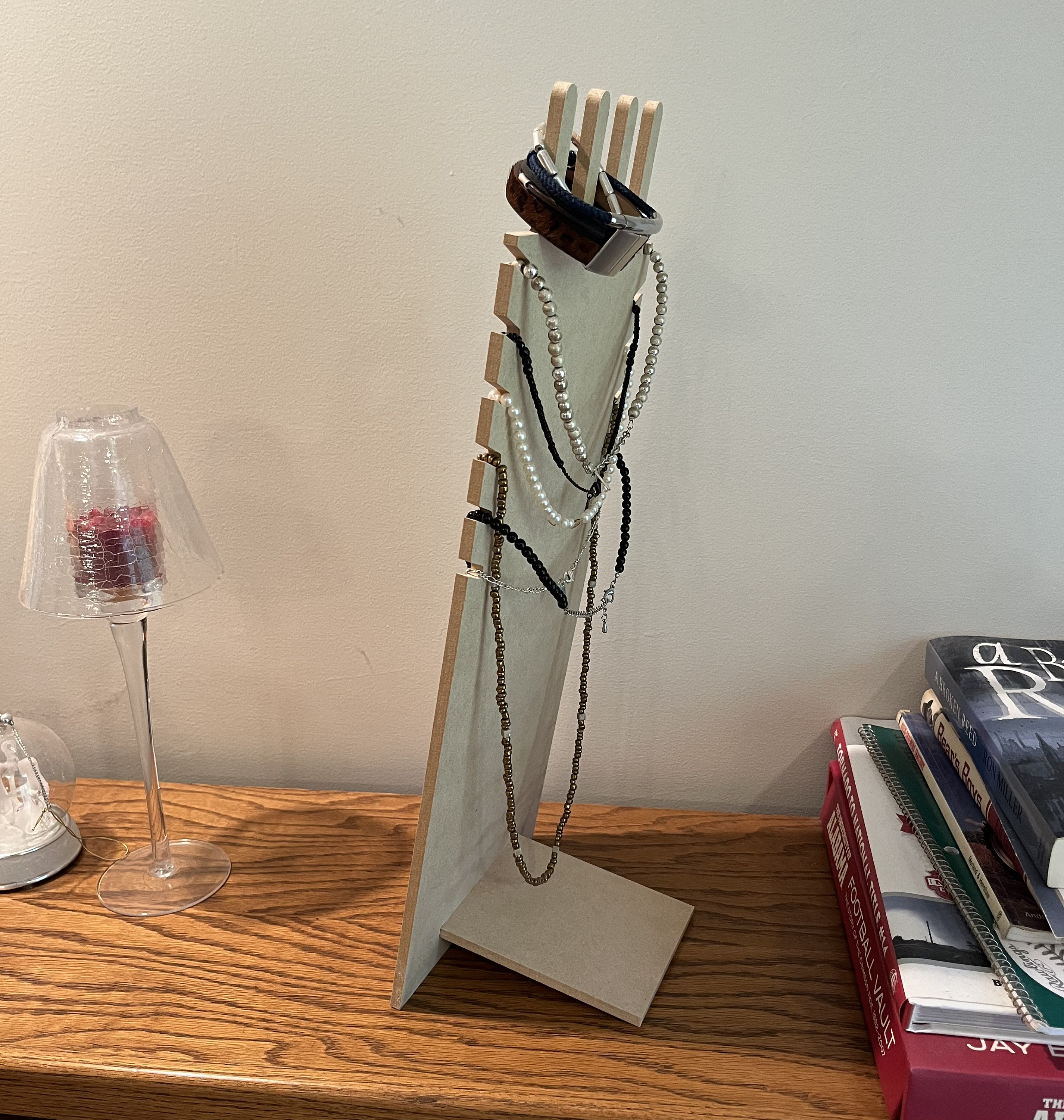 Jewelry Display, Neckless Hanger, Rings and Bracelet Organizer, Digital ...