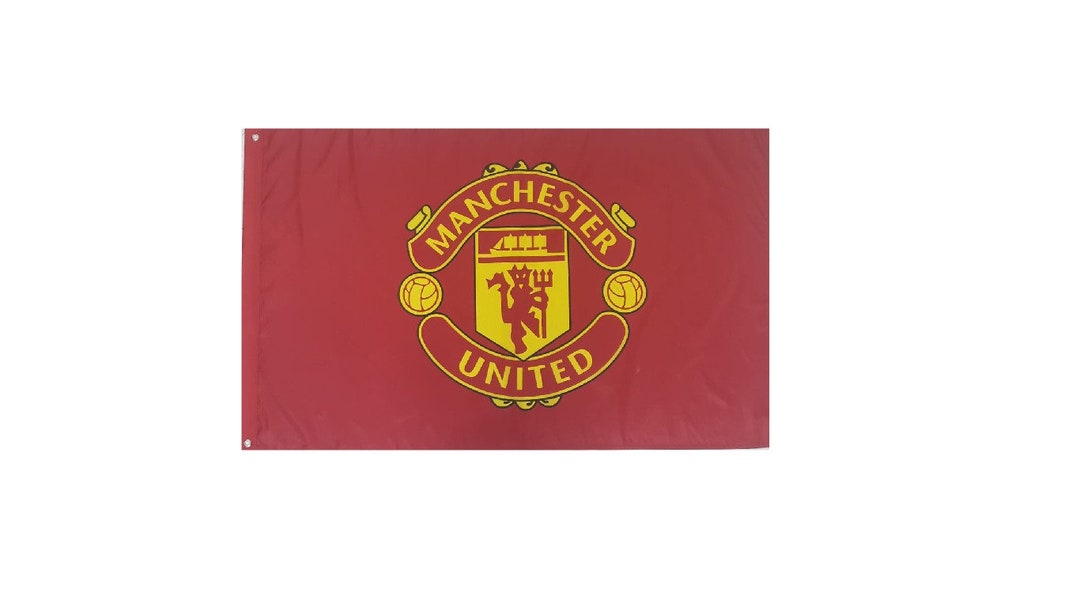 Manchester United Club Official Flag 5 X 3 Feet outdoor/indoor Big Flag ...