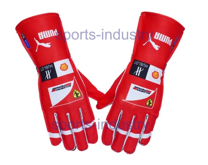 Ferrari Red Driving Gloves/ Leather Gloves for Ladies/ Fashion Gloves ...