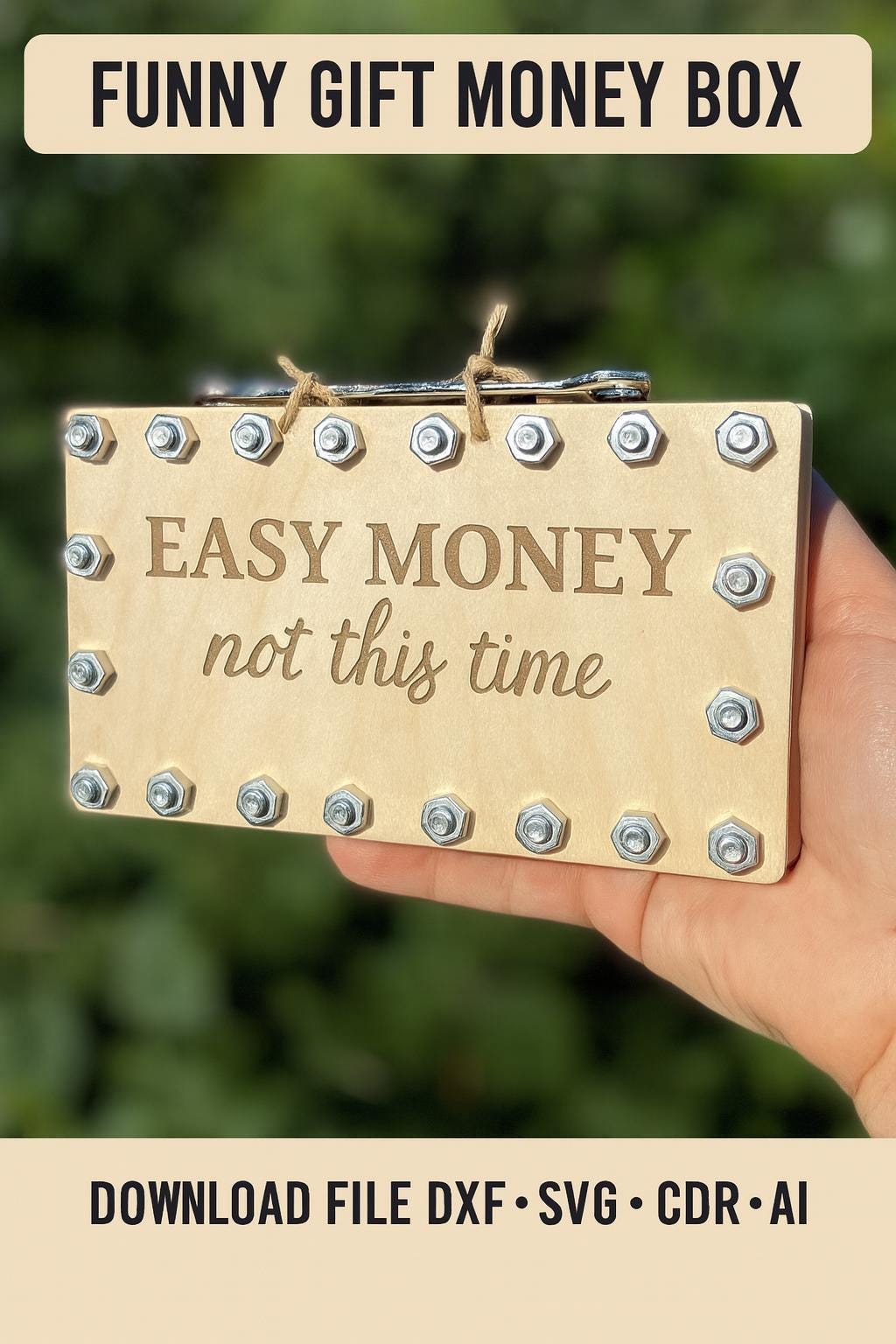 Funny Wooden Money Maze Gift Box: DIY Gag Gift (digital Download) - Etsy
