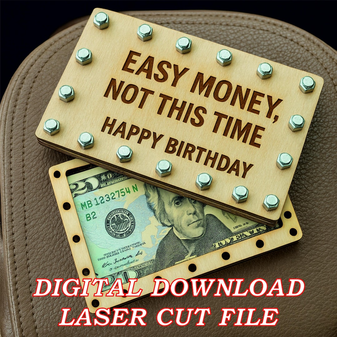 Funny Wooden Money Maze Gift Box: DIY Gag Gift (digital Download) - Etsy