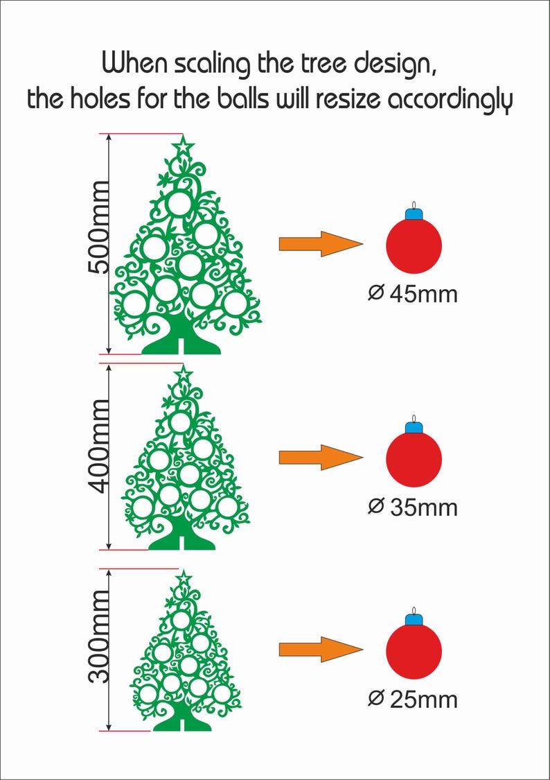 Wooden Christmas Tree SVG: CNC Laser Cut File, Tabletop Decor (digital ...